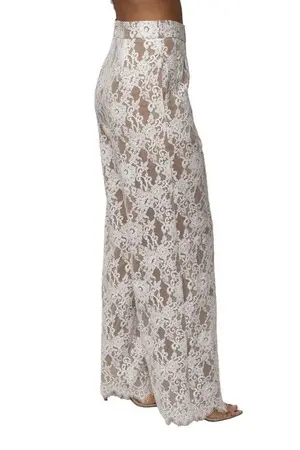 JLUXLABEL Lace Wide-leg Pant