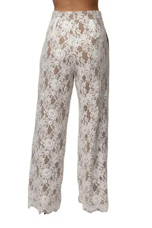 JLUXLABEL Lace Wide-leg Pant