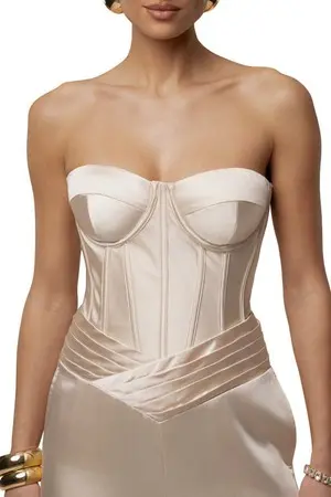 JLUXLABEL Adore Me Satin Corset