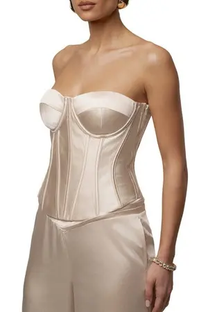 JLUXLABEL Adore Me Satin Corset