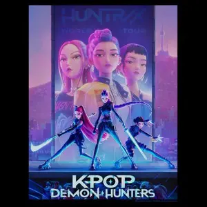 KPOP DEMON HUNTERS Trio Poster Graphic T-shirt