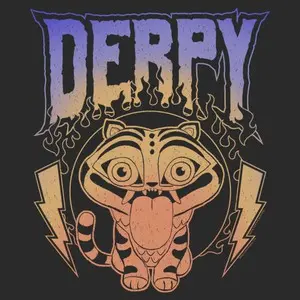 KPOP DEMON HUNTERS Mythic Lightning Derpy Short Sleeve Graphic T-shirt
