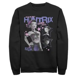 KPOP DEMON HUNTERS Huntrix Zoey Graphic Crewneck Sweatshirt