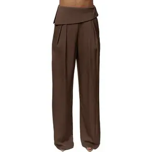 JLUXLABEL Executive Trousers - Chocolate