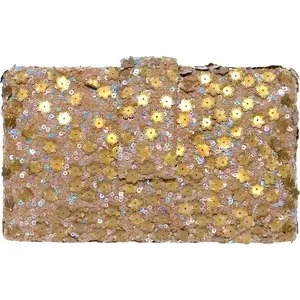 SIMITRI Floral Sequin Kitsch Clutch - Mahal
