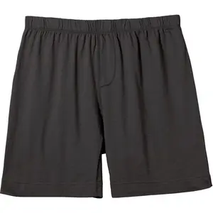 CITY THREADS USA-MADE Soft 100% Cotton Jersey Boxer - Charcoal