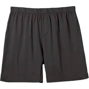 CITY THREADS USA-MADE Soft 100% Cotton Jersey Boxer - Charcoal