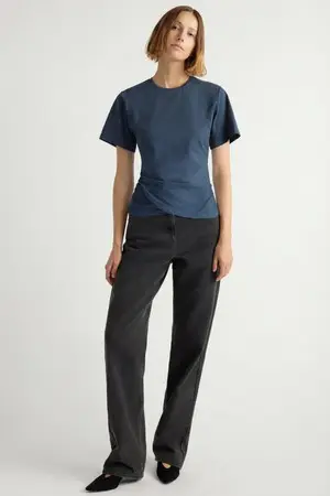 Modern Citizen Janette Front-wrap Jersey Tee