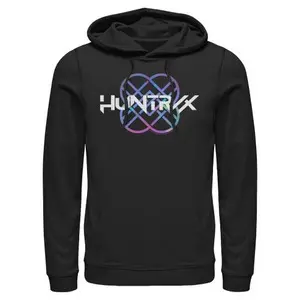 KPOP DEMON HUNTERS K-pop Demon Hunters Huntrix Holographic Logo Hoodie