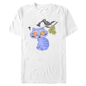 KPOP DEMON HUNTERS Derpy And Magpie Short Sleeve Graphic T-shirt - White