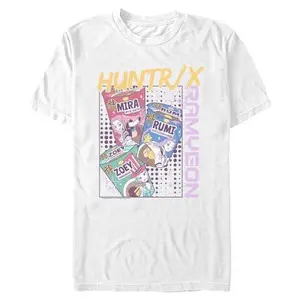 KPOP DEMON HUNTERS Huntrix Instant Ramyeon Short Sleeve Graphic T-shirt - White