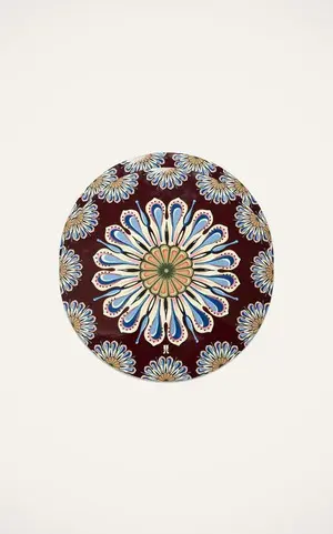La DoubleJ Disk Placemats Set Of 2 - Nucleus Bordeaux