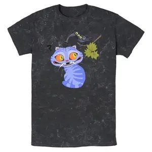 KPOP DEMON HUNTERS Derpy And Magpie Short Sleeve Graphic T-shirt - Black