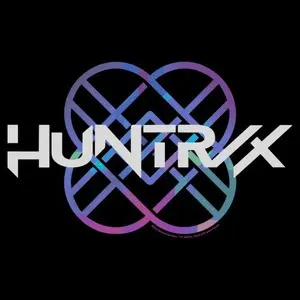 KPOP DEMON HUNTERS Huntrix Holographic Logo T Shirt
