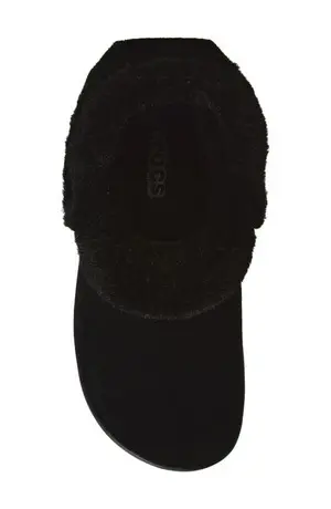 CROCS Faux Suede And Faux Fur Clog