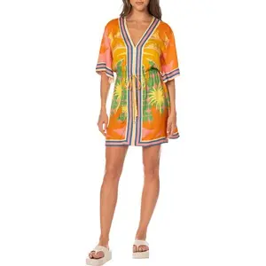 MAAJI Cosmic Tropic Cover-up Dress - Open Pink