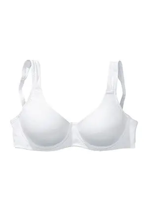 LASCANA Unlined Underwire T-shirt Bra - White