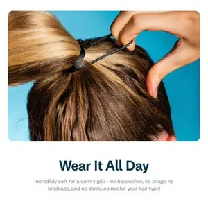 GIMME BEAUTY Low Profile Hair Bands - Black