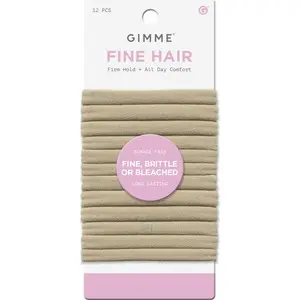 GIMME BEAUTY Fine Fit Hair Bands - Beige