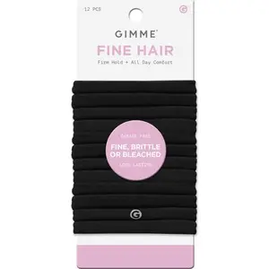 GIMME BEAUTY Fine Fit Hair Bands - Black