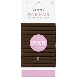 GIMME BEAUTY Fine Fit Hair Bands - Light Brown