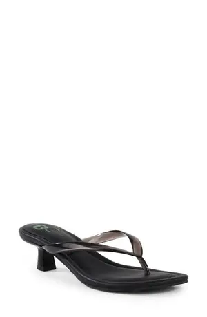 Bc Footwear Starburst Kitten Heel Sandal - Black