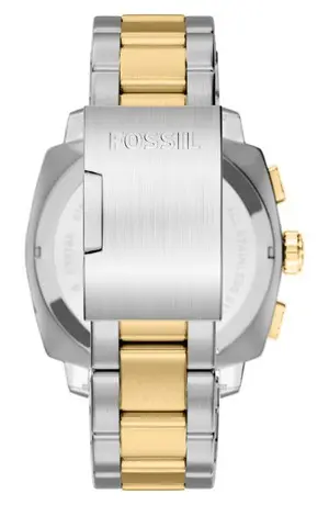 Fossil Machine Chronograph Two-tone Bracelet Watch