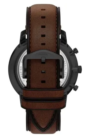 Fossil Neutra Chronograph Leather Strap Watch