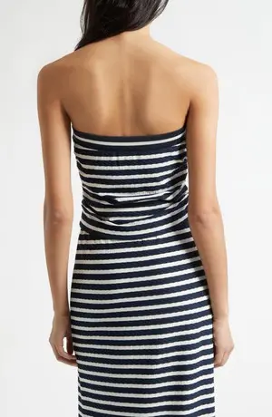 Ramy Brook Raya Stripe Strapless Top