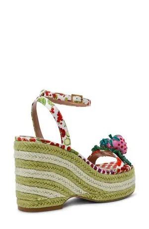 Betsey Johnson Bobbie Platform Wedge Sandal