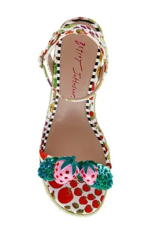 Betsey Johnson Bobbie Platform Wedge Sandal