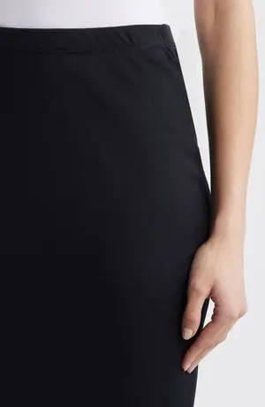 Loveappella Flounce Hem Midi Skirt