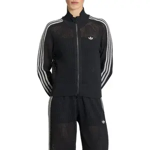 ADIDAS ORIGINALS Open Knit Track Jacket - Black