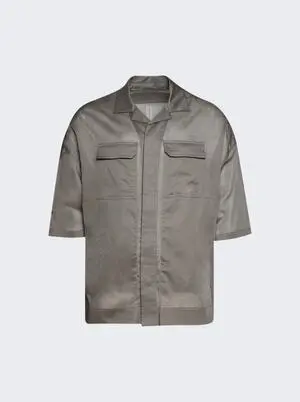 Rick Owens Magnum Tommy Shirt Butter - Gray