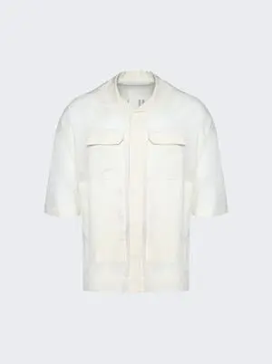 Rick Owens Magnum Tommy Shirt Butter - Yellow