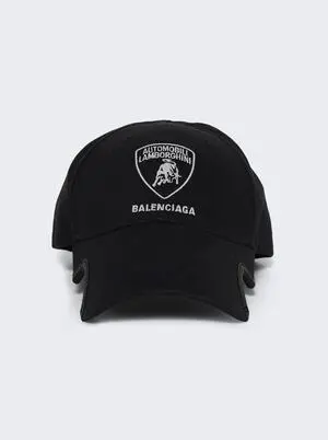 Balenciaga X Automobili Lamborghni Baseball Cap - Black