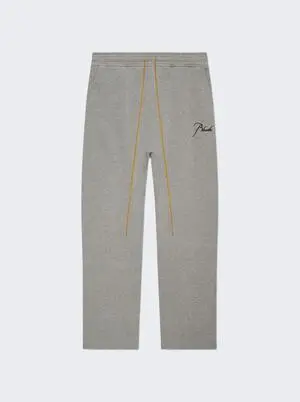 Rhude Classique Sweatpant Heather Grey And Black