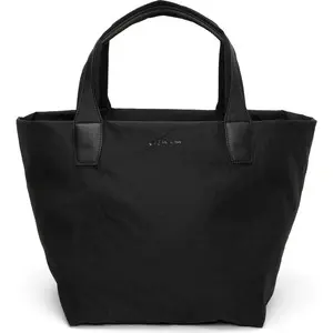 VEECOLLECTIVE Medium Porter Essence Recycled Paper Nylon Tote - Bk Paper Blk