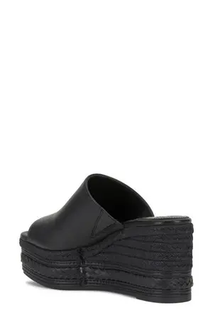 Vince Camuto Lierna Platform Wedge Sandal - Black