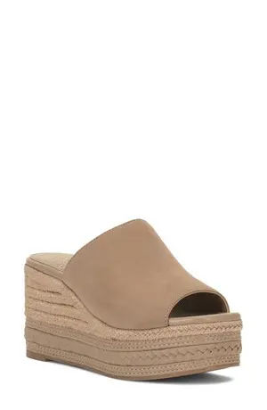 Vince Camuto Lierna Platform Wedge Sandal Tortilla