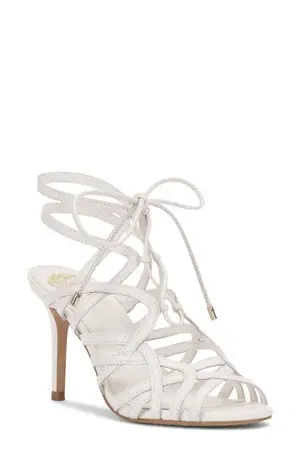 Vince Camuto Tilly Ankle Wrap Sandal - Bianco