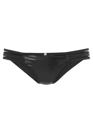LASCANA Faux Leather Bikini Brief