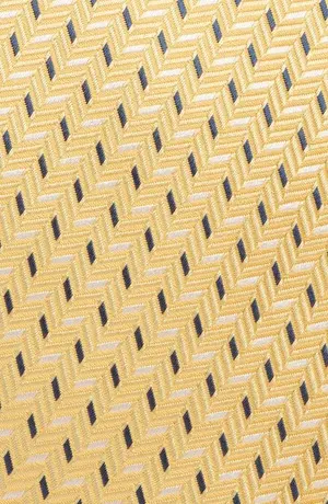 Canali Herringbone Silk Neck Tie