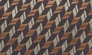 Canali Geometric Silk Tie