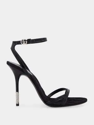 Gucci Calfskin High-heel Sandals - Black