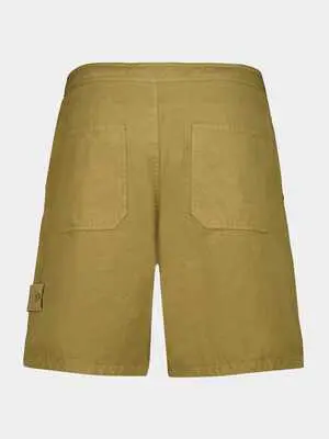 Stone Island Cotton Canvas Shorts