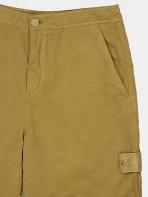 Stone Island Cotton Canvas Shorts