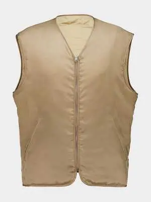 MAISON MARGIELA Padded Reversible Gilet - Beige