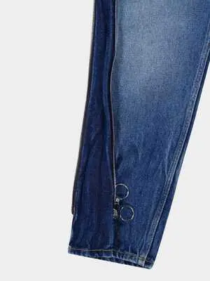 Rabanne Zip-detail Cropped Jeans