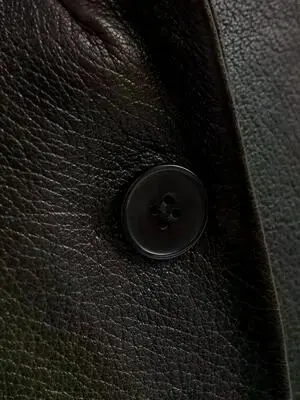 Nour Hammour Opus Leather Jacket - Brown